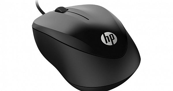 HP 1000 Wired Mouse Black (4QM14AA)