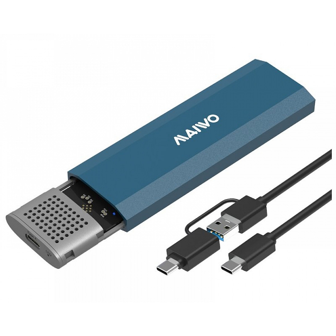 MAIWO Externo Kućište USB-C 3.1 na M.2 NVMe, SATA aluminium, K1690