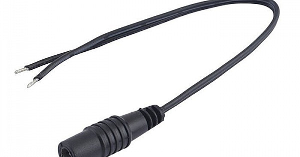 Konektor DC(F) 12V sa kablicem 30cm (5kom)