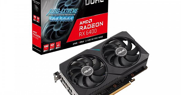ASUS AMD Radeon RX 6400 4GB DUAL-RX6400-4G