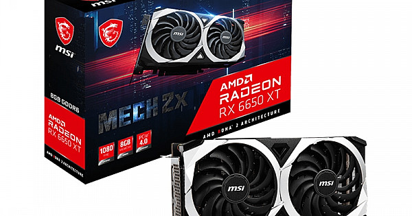 AMD Radeon RX 6650 XT 8GB 128bit RX 6650 XT MECH 2X 8G OC