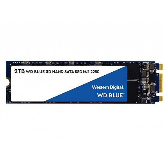 WD SSD M.2 2TB Blue 3D NAND WDS200T2B0B