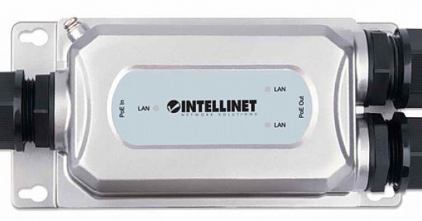 Intellinet 2-Port Outdoor Gbps Ultra PoE Extender, 60W, 561648