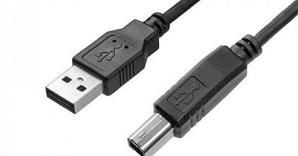 CC USB AM 2.0 -> USB BM, 5m, C-AB3500, crni, MS