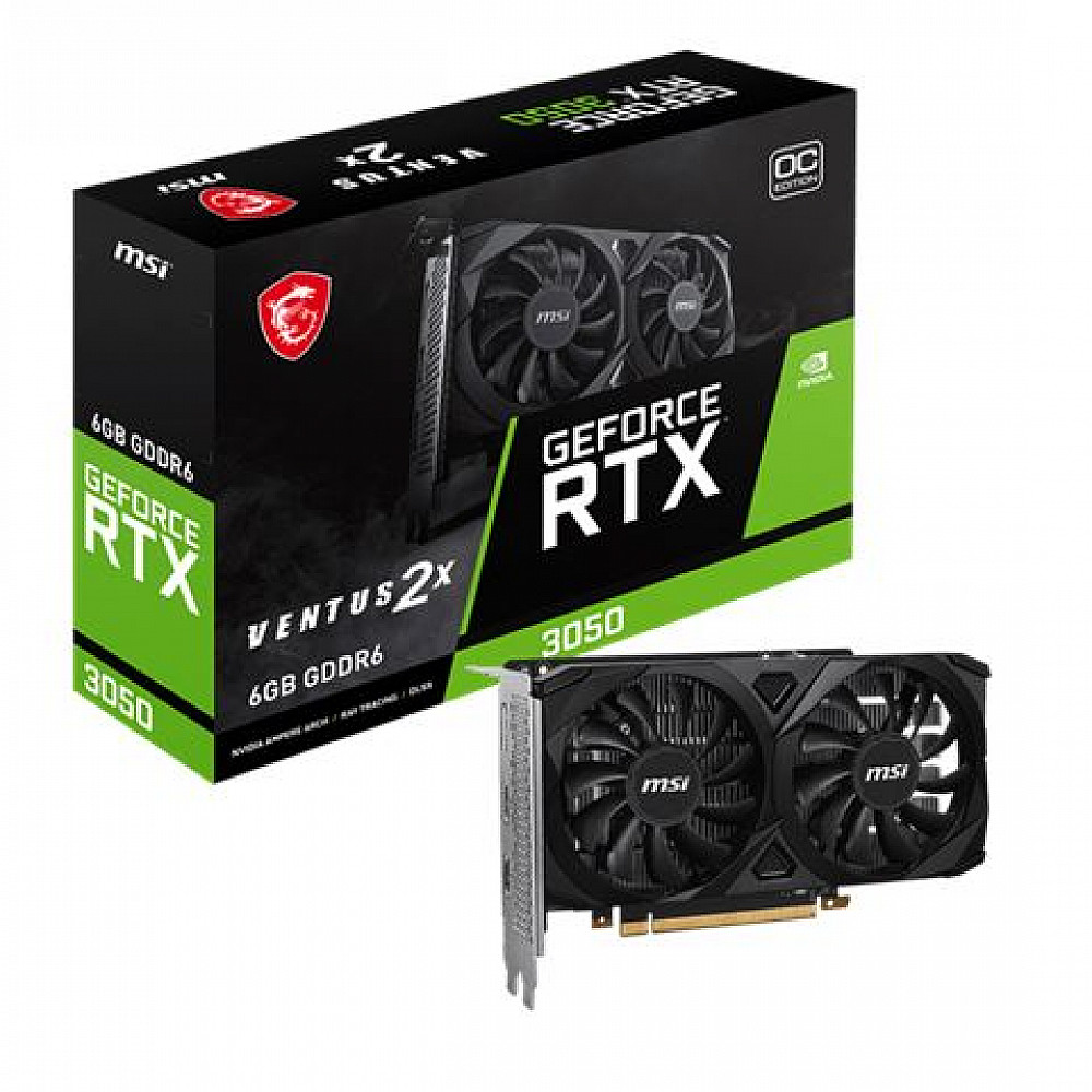 VGA MSI RTX 3050 VENTUS 2X 6G OC