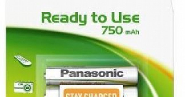 PANASONIC baterije HHR-4MVE, 4BC, 750mAh, punj. Ready to use