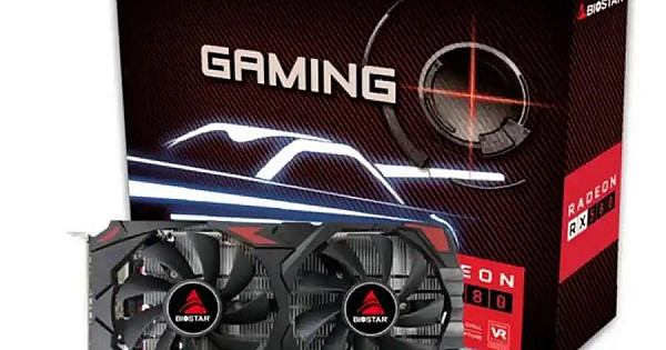 Graficka karta Biostar RX580 8GB GDDR5 256 bit 2XDP, HDMI