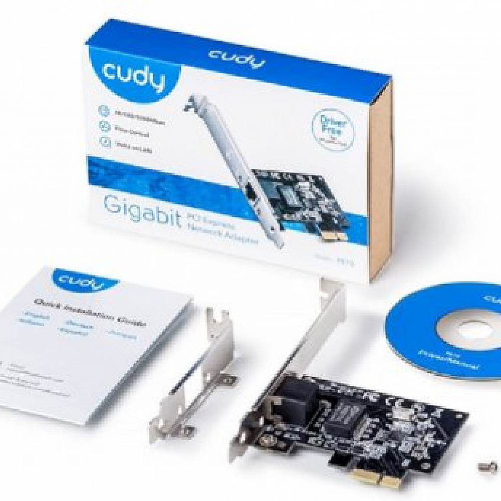 LAN MK Cudy PE10 PCI-E 10, 100, 1000 Mbp, s