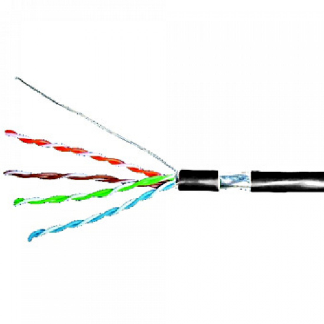 FTP cable CAT 5e F, UTP Schrack HSEKF424E3